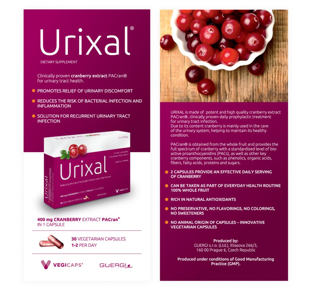 Urixal Food Supplement Packaging Design
