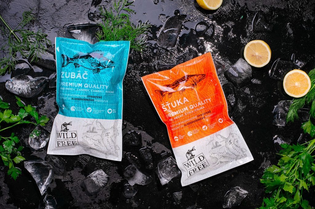 Wild and Free packaging design for fish - MAISON D'IDÉE Prague