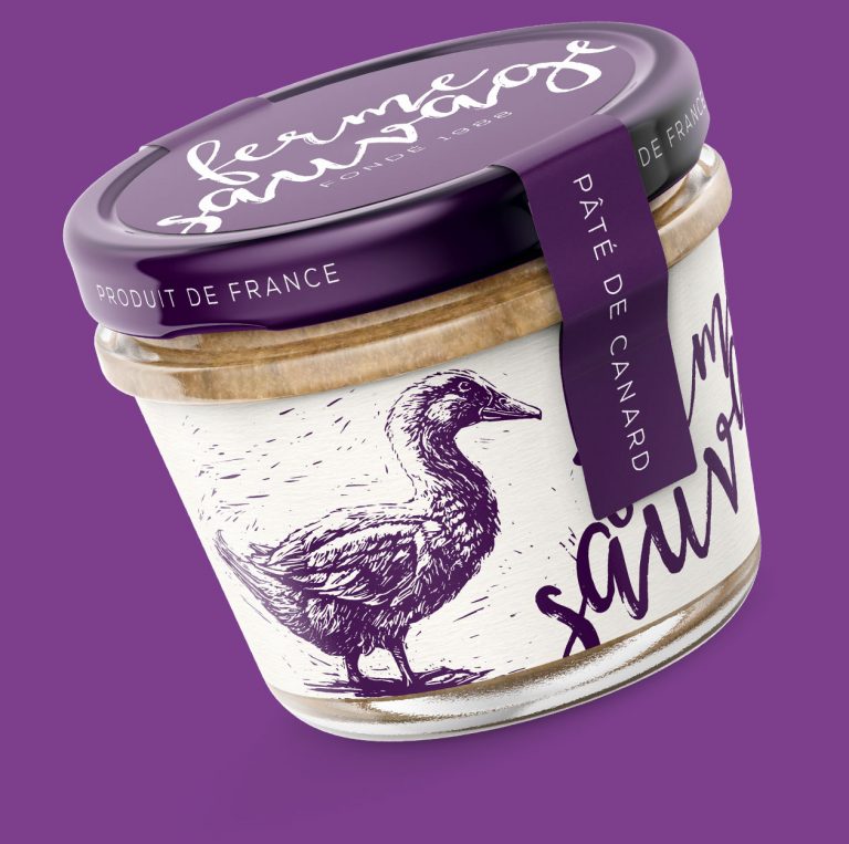 We designed an illustrated packaging design for a series of French Pâté ...