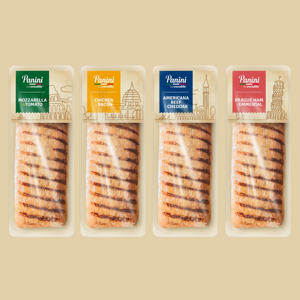 New packaging design for Panini by Crocodille - MAISON D'IDÉE Prague