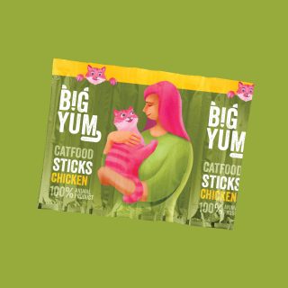 Branding and packaging design for the cat snack - MAISON D'IDÉE Prague