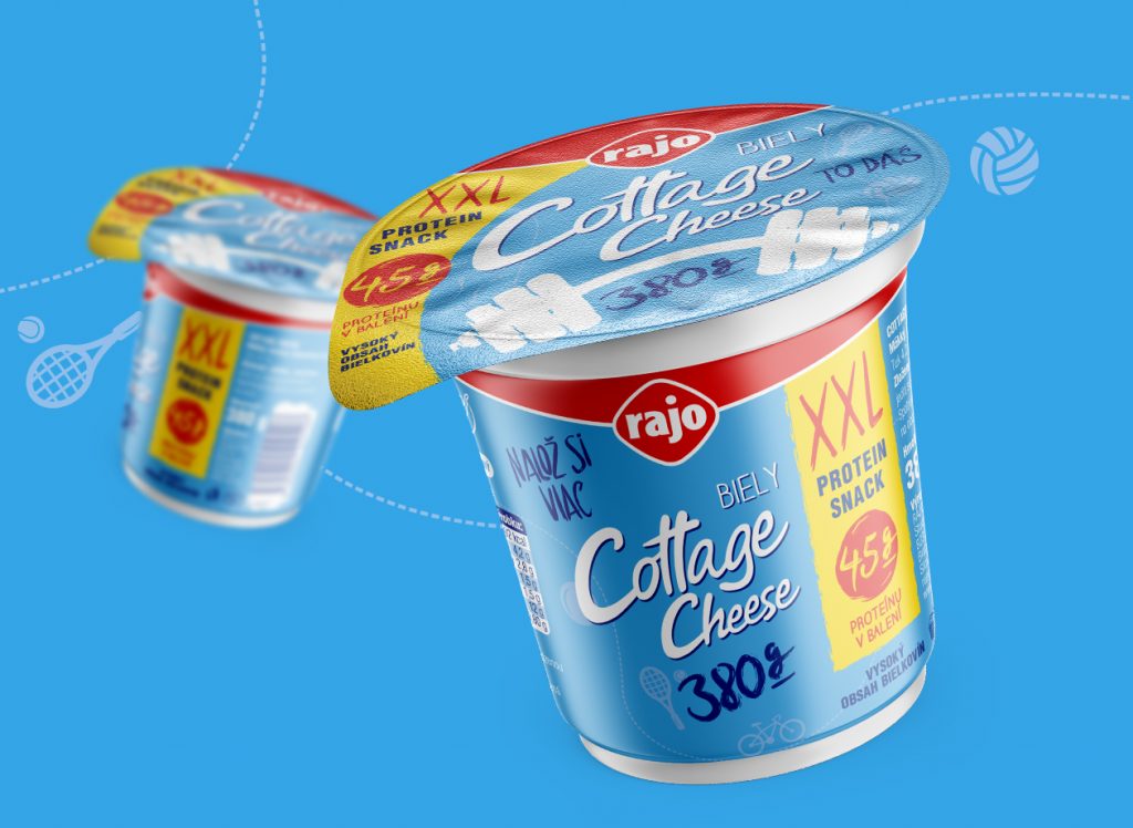 Packaging design for Rajo Cottage Cheese | MAISON D'IDÉE