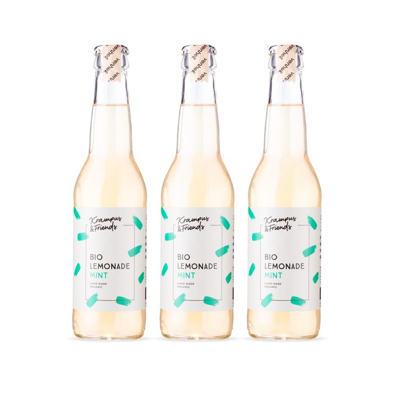 Packaging design for series of organic lemonades - MAISON D'IDÉE Prague