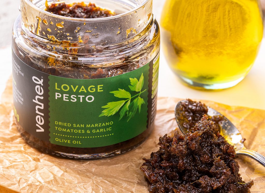 Packaging design for handmade pesto and chutney - MAISON D'IDÉE Prague