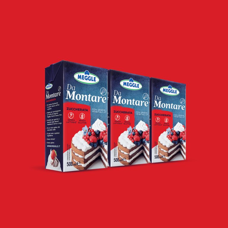 Packaging design for vegetable whipping cream - MAISON D'IDÉE Prague