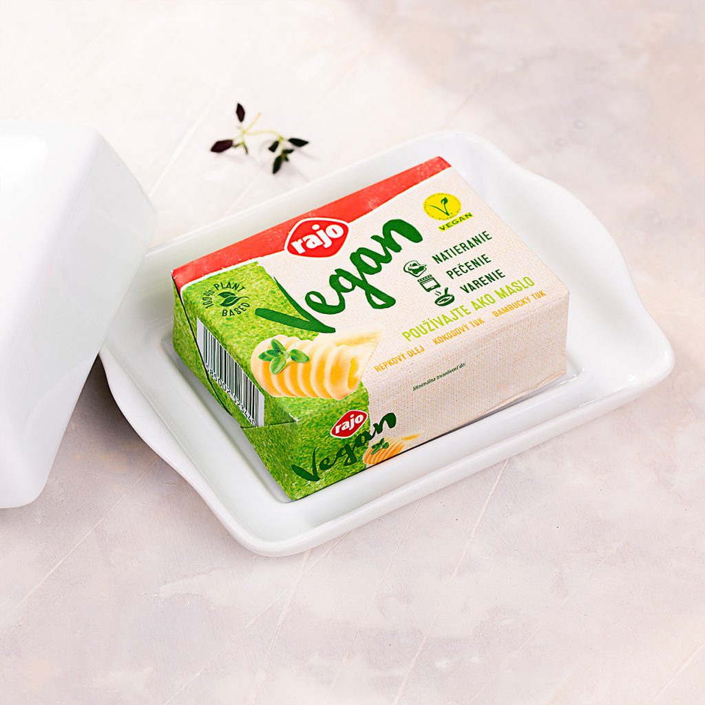 Packaging design for the new Rajo Vegan range - MAISON D'IDÉE Prague