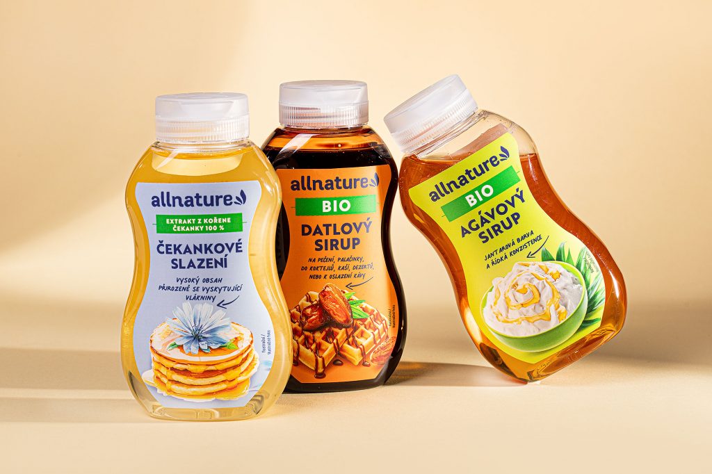 Packaging for organic chicory, date and agave syrup - MAISON D'IDÉE Prague