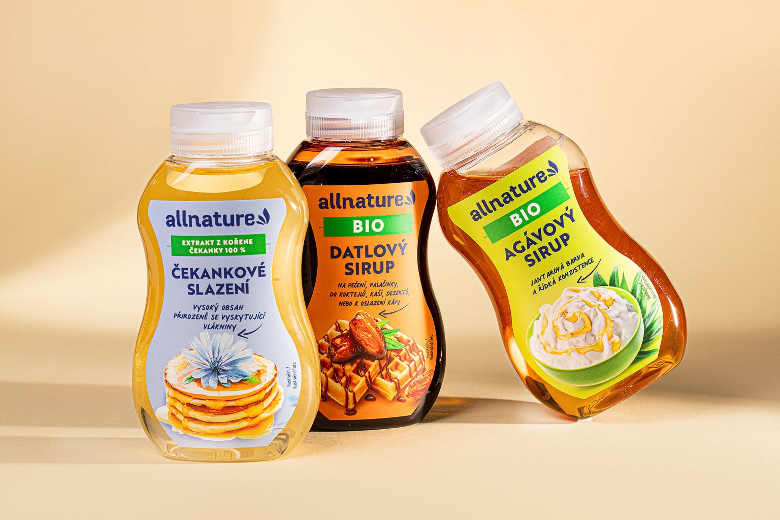 Packaging for organic chicory, date and agave syrup - MAISON D'IDÉE Prague