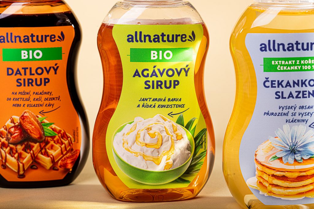 Packaging for organic chicory, date and agave syrup - MAISON D'IDÉE Prague