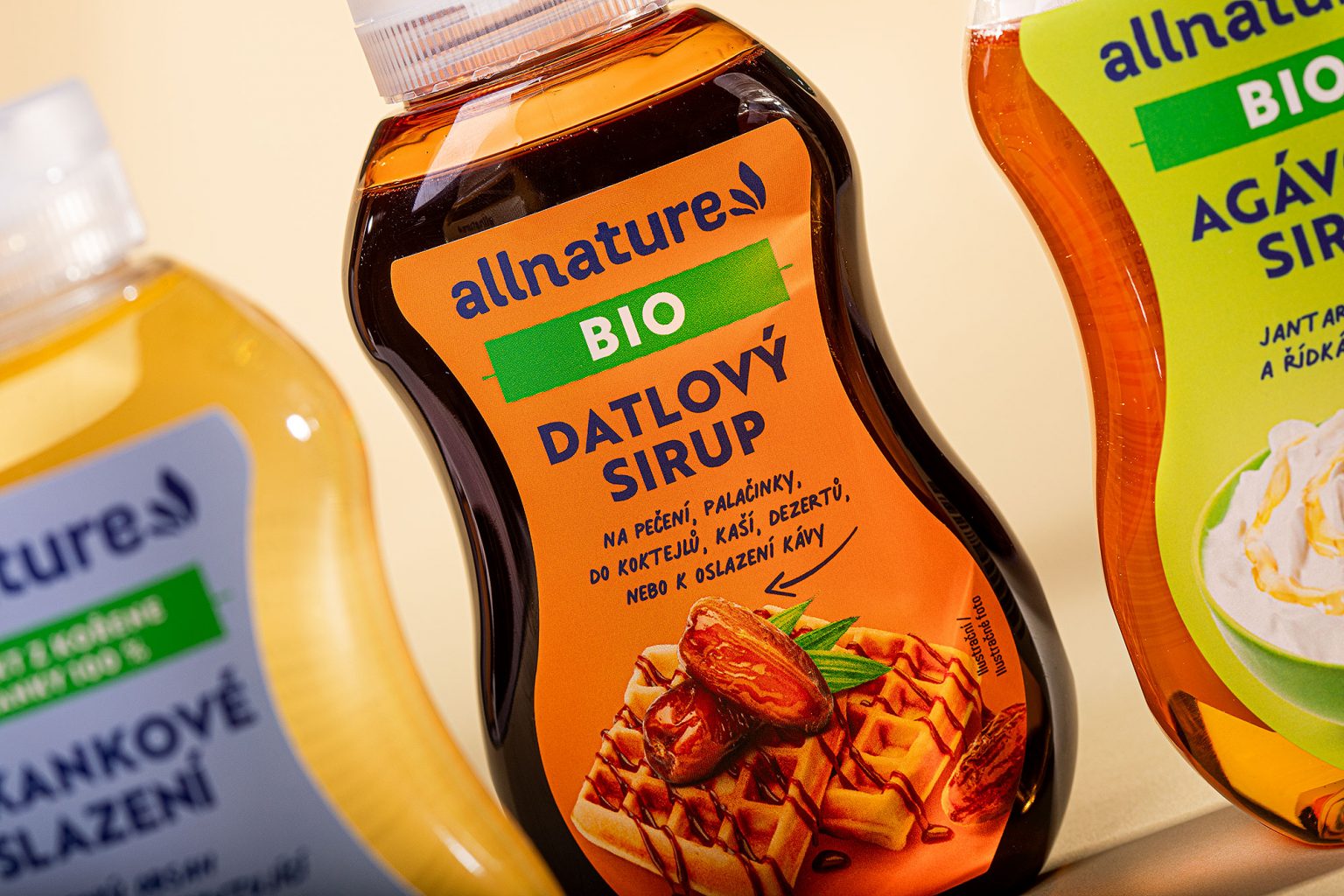 Packaging for organic chicory, date and agave syrup - MAISON D'IDÉE Prague