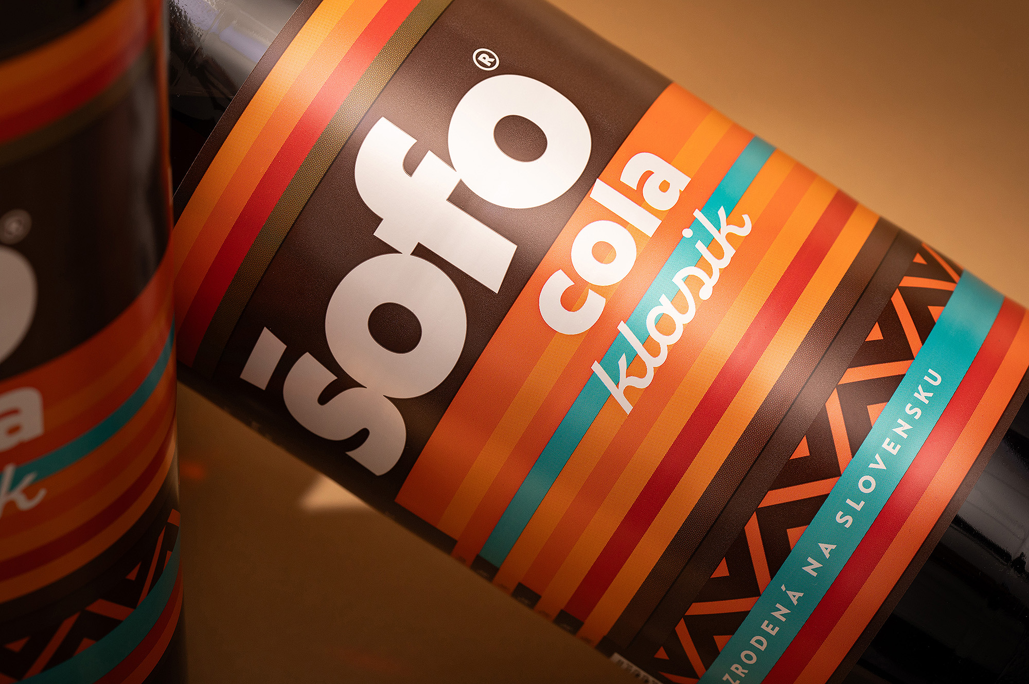 We have redesigned the packaging for a classic local brand of cola ...