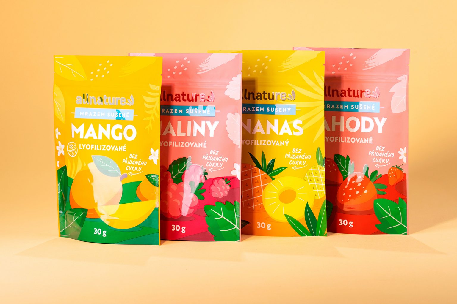 Colorful packaging design for a wide range of modern and healthy ...
